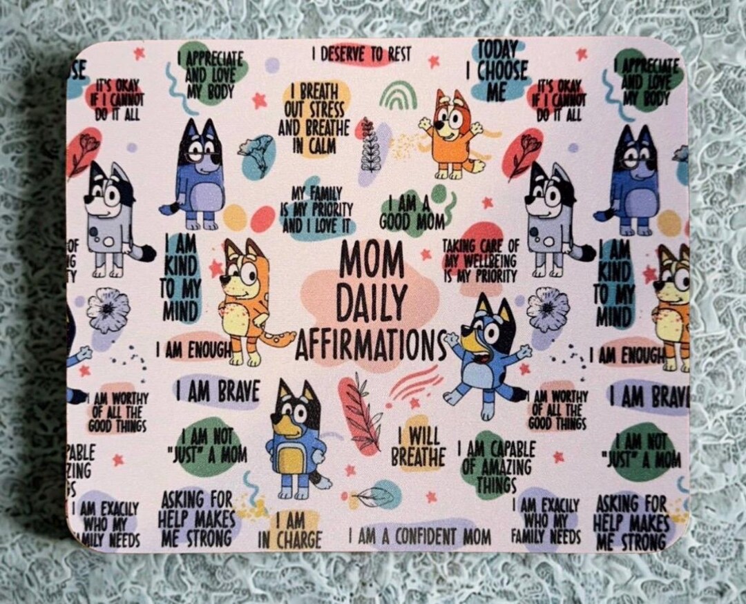 Bluey Mom Daily Affirmations - Etsy