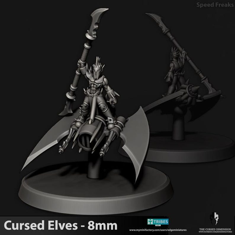 Cursed Elves Speed Freaks | 8mm Epic Scale Sci-fi Jump Infantry ...