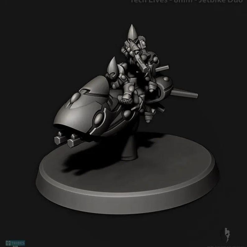 Tech Elves Jetbikes | 8mm Epic Scale Sci-fi Bike Miniatures - Etsy