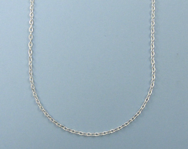 24 Inch Silver Chain Long Bright Silver Chain 24 Inches Medium - Etsy