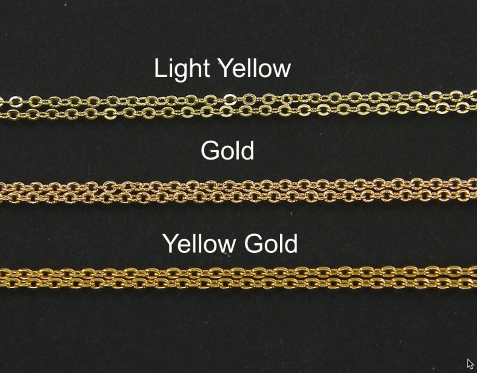 24 Inch Gold Chain Necklace CH1-G24 | Etsy