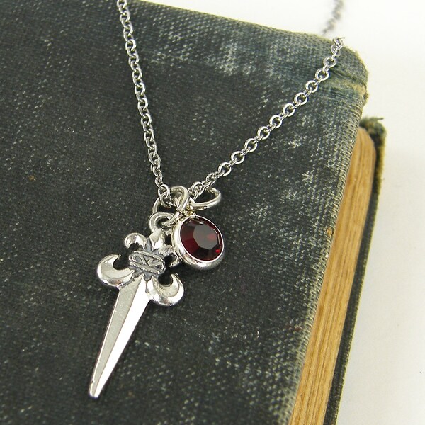 Dagger Necklace - Etsy