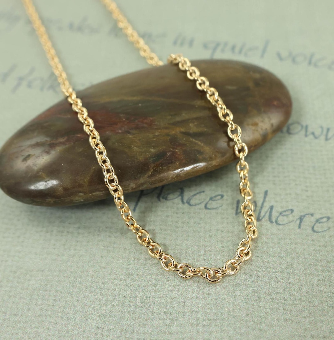 36 Inch Gold Chain Necklace Long Gold Chain |CH1-G36 - Etsy