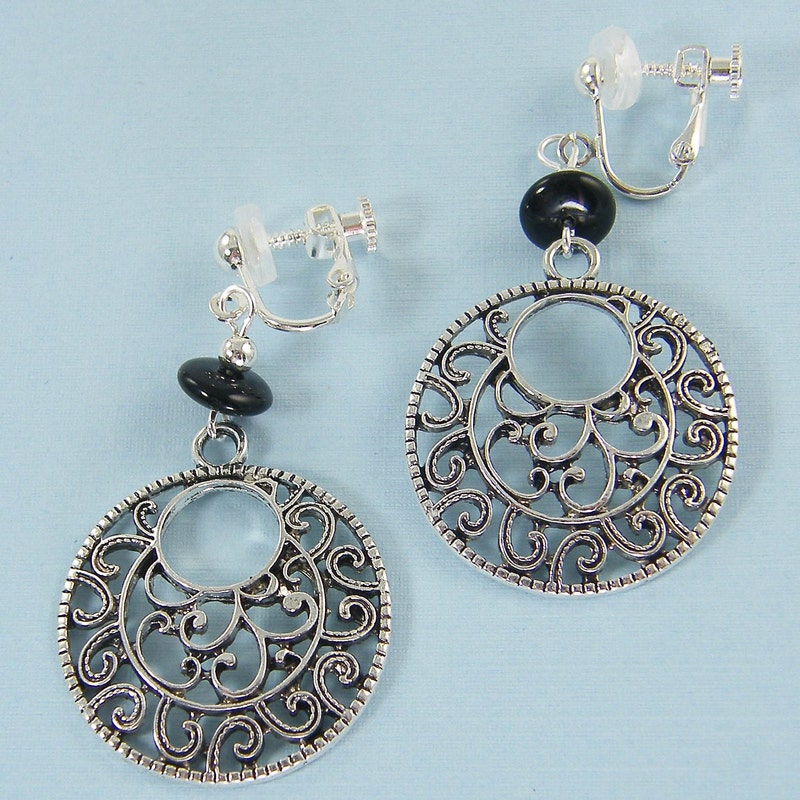 Dangle Clip Earrings - Etsy