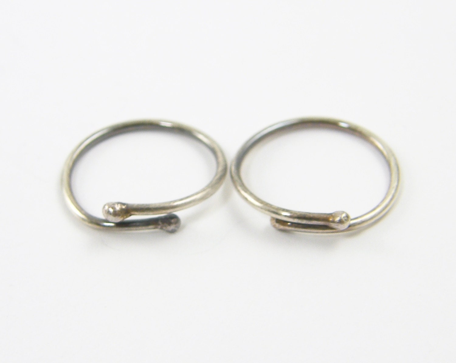 First Knuckle Ring Sterling Silver Oxidized Above Knuckle | Etsy