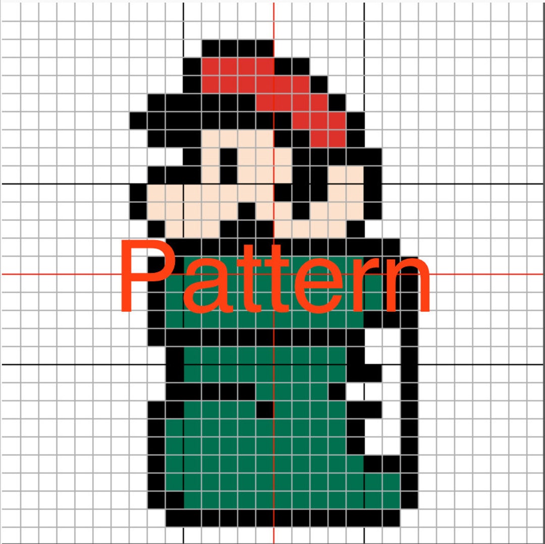 Mario Kuribo's Shoe Cross Stitch Pattern - Etsy