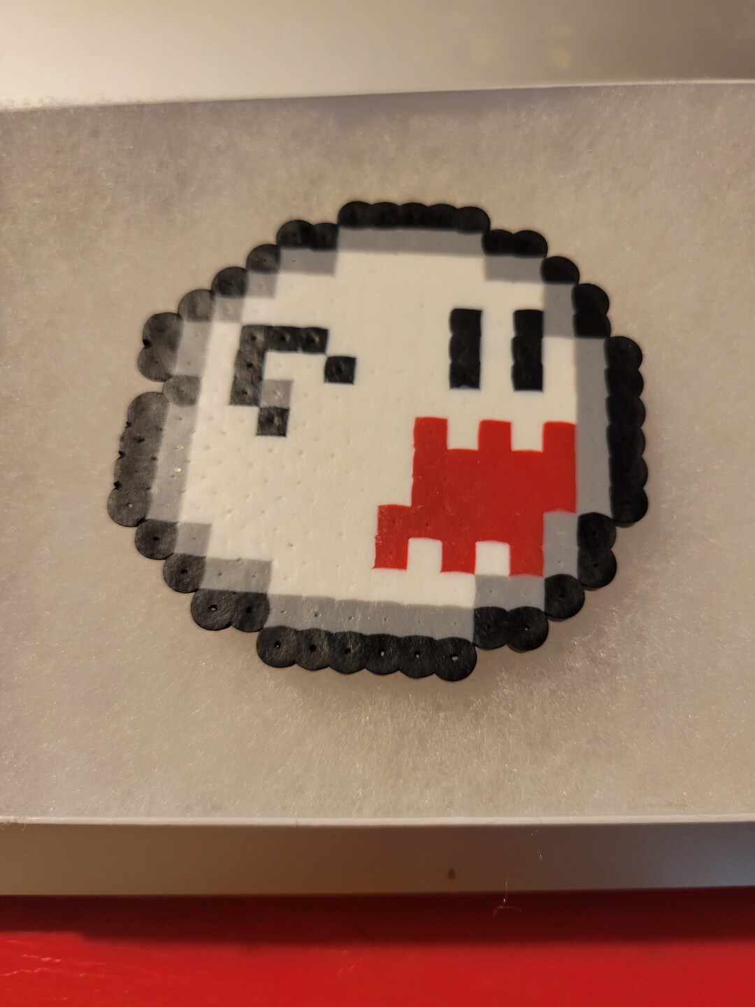 Mario Boo Perler Magnet - Etsy