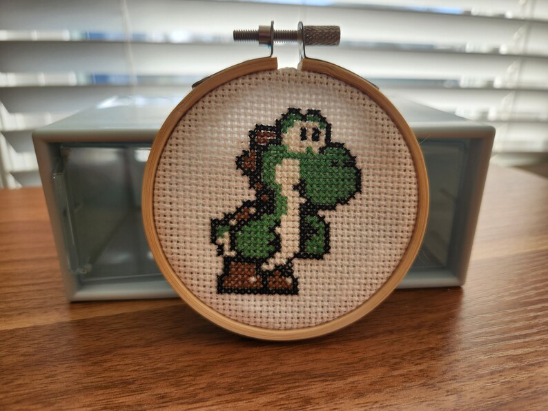 Yoshi Cross Stitch - Etsy