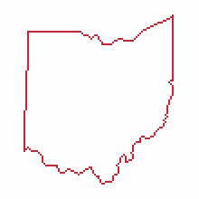 Ohio State Outline Cross Stitch Pattern - Etsy