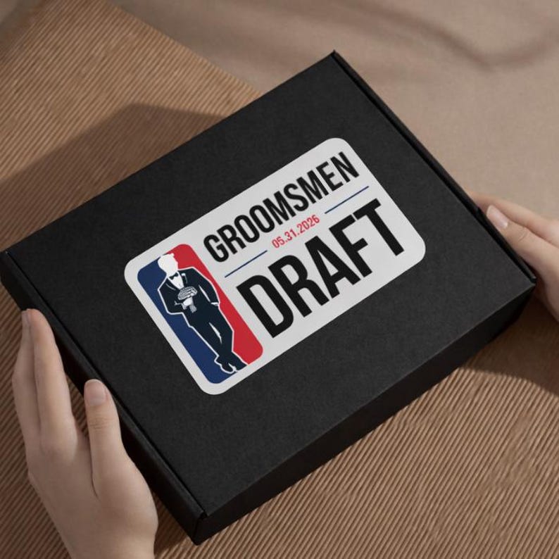 NBA Groomsman Proposal Logo - Etsy