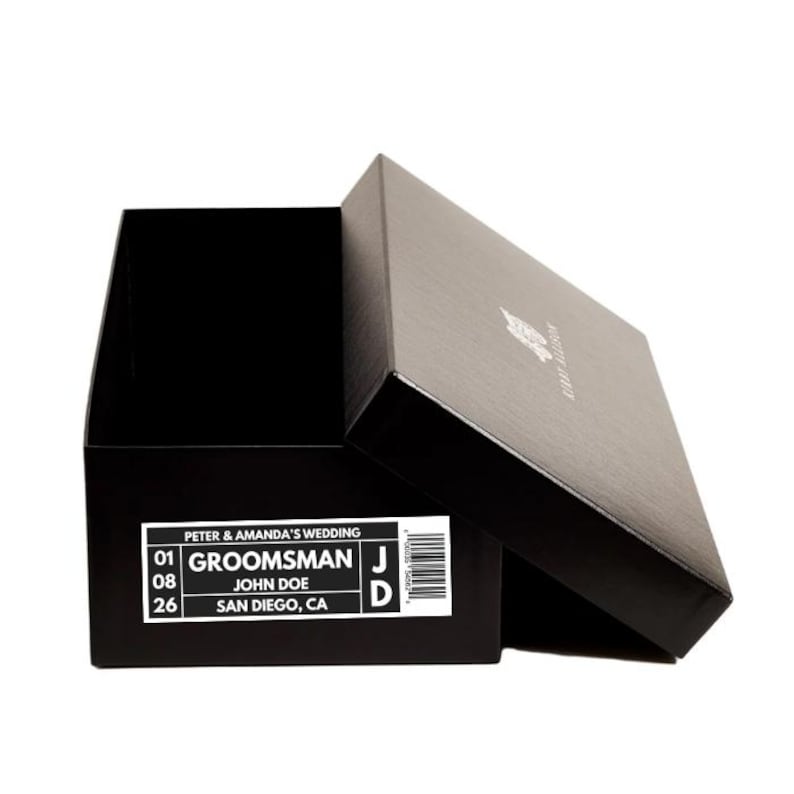 NFL Groomsman Proposal Shoe Box Logo - Etsy