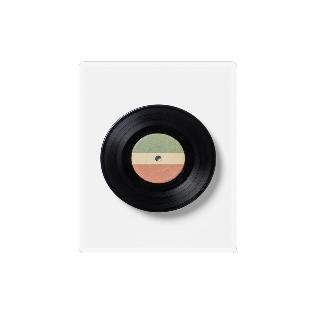 Retro Vinyl Record Magnet | Custom Shape Magnets, Music Decor - Etsy