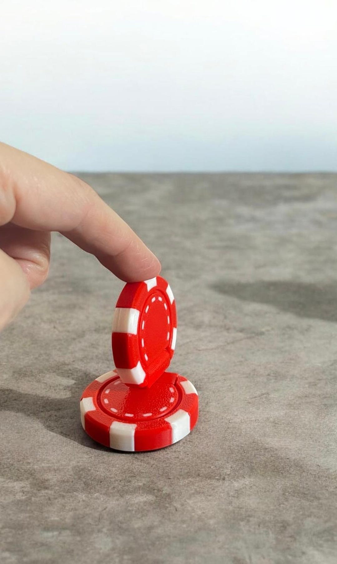 Casino Chip Fidget Toy – 3D Printed Poker Desk Flip Spinner - Etsy