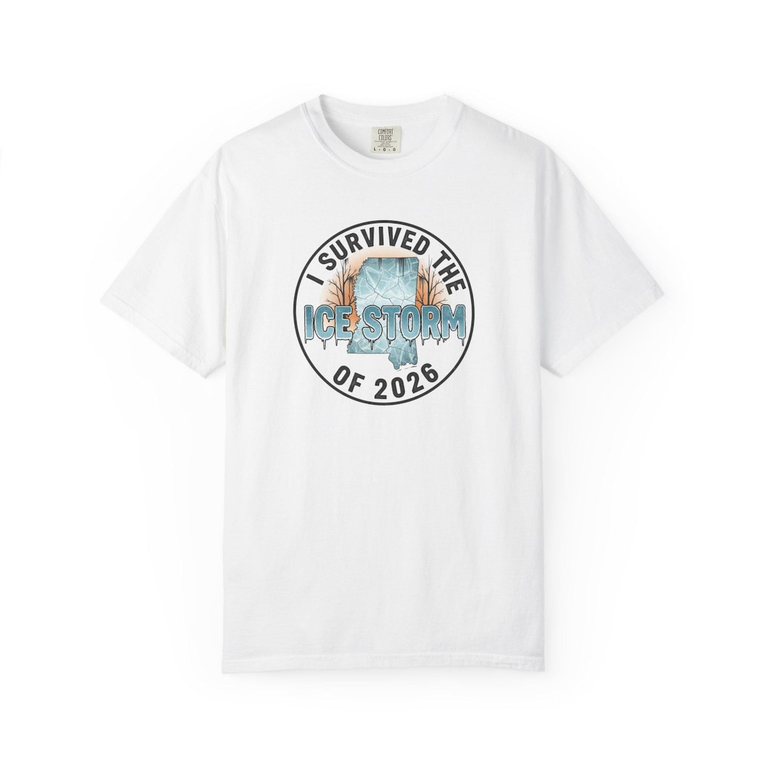 I Survived the Ice Storm of 2026 T-shirt | Retro Winter Storm Graphic ...