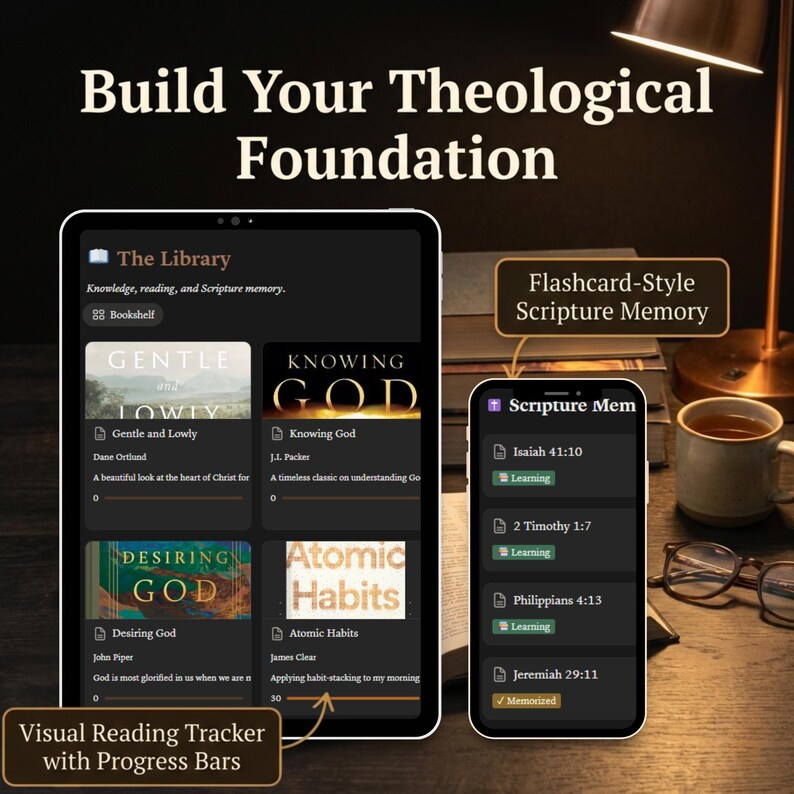 Christian Notion Template | Faith Planner & Prayer Journal | Bible ...