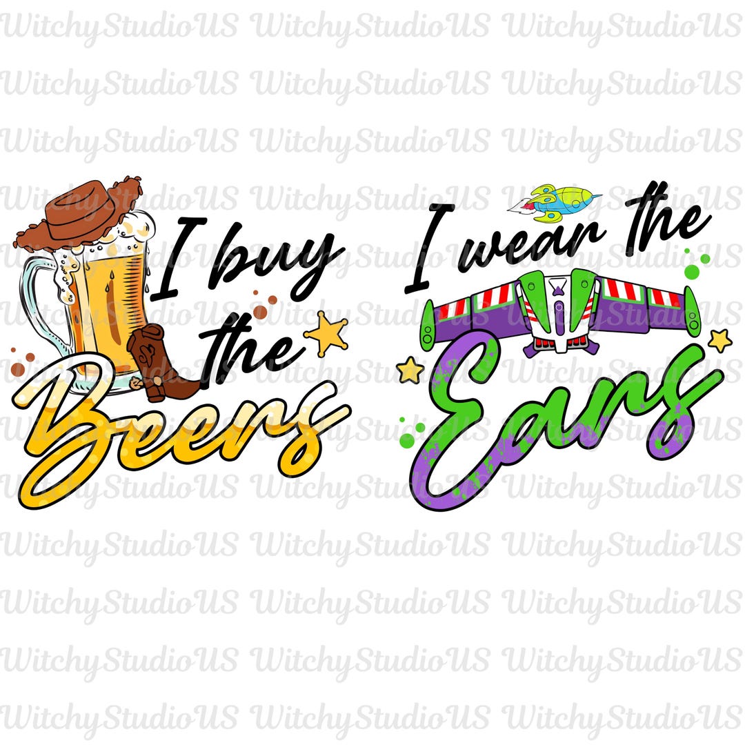 Toy Story I Buy the Beers Matching Png, Woody and Buzz Png, Toy Story ...
