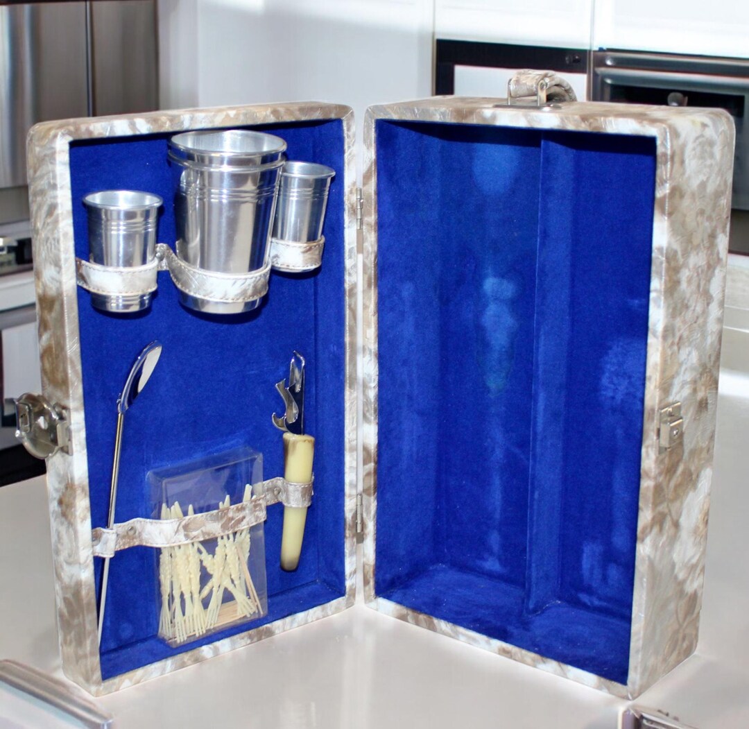 Vintage Floral Everwear TRAV-L-BAR Portable Travel Bar - Etsy