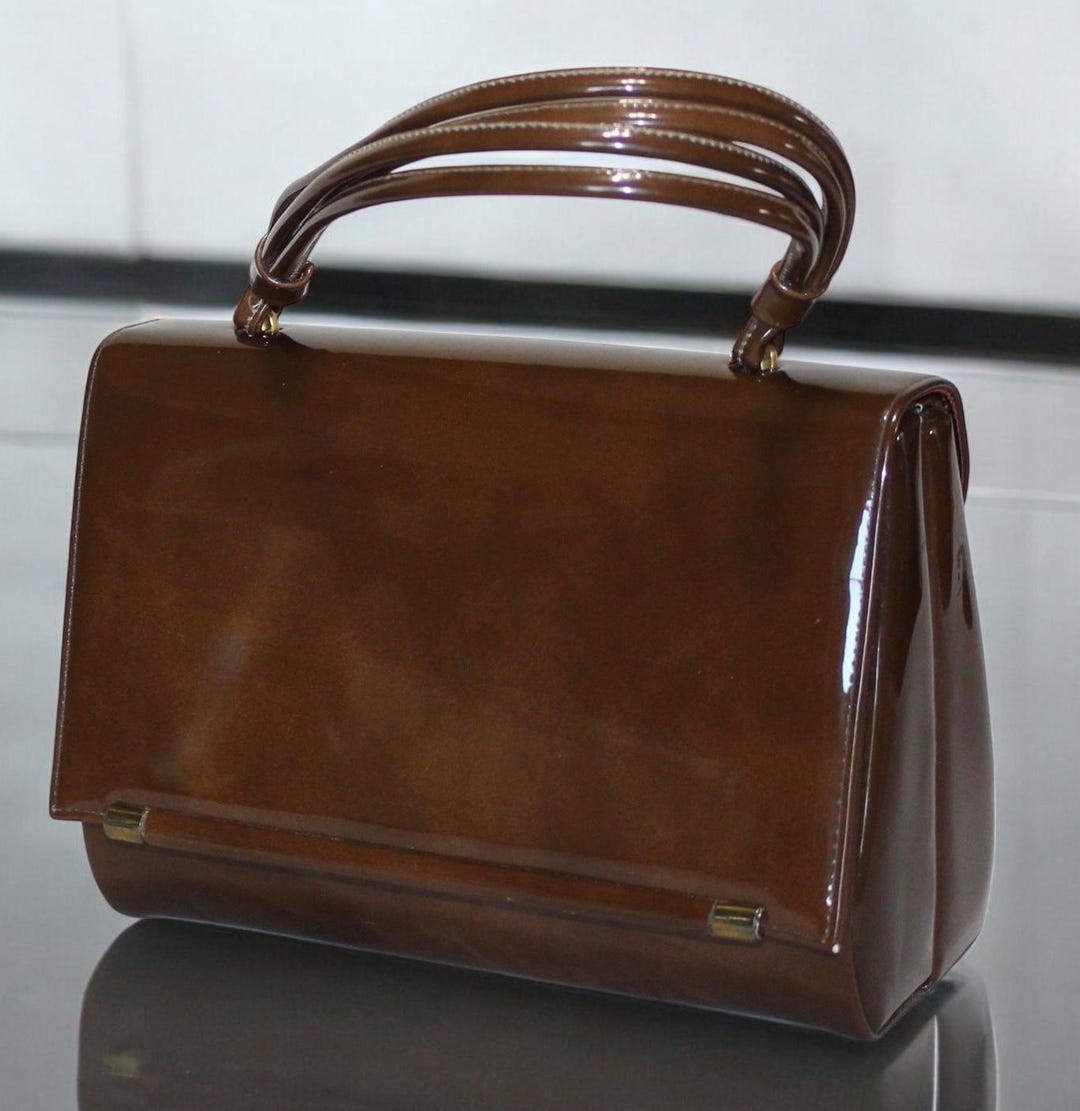 Sweet Vintage Brown Lewis Handbag / Purse - Etsy