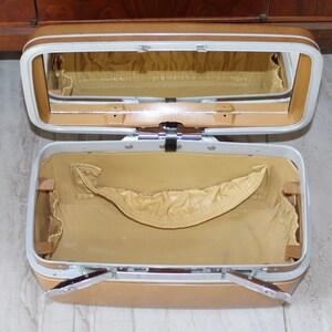 Vintage Samsonite Gold Train Case Travel Bag - Etsy