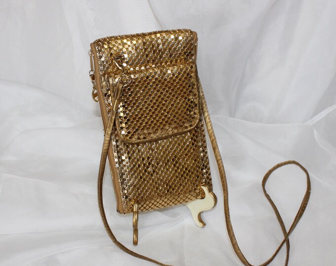 Vintage Emp Orr Gold Metal Mesh Shoulder Bag Purse - Etsy