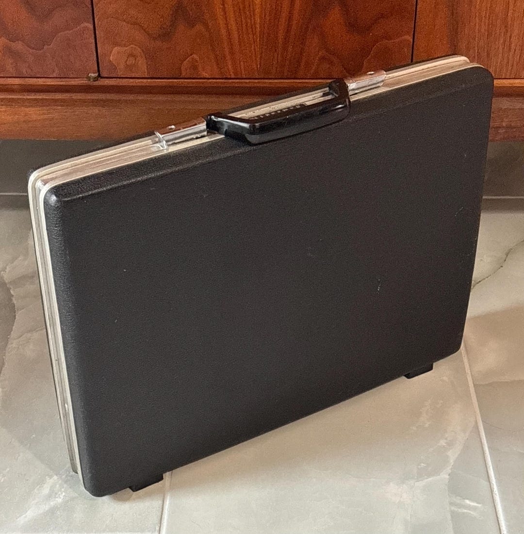 Vintage Samsonite Black Attache / Briefcase - Etsy