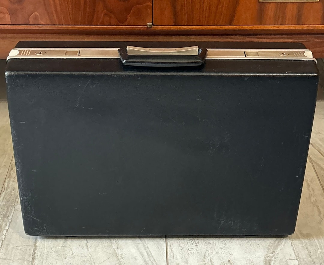 Vintage Samsonite Black Attache / Briefcase - Etsy
