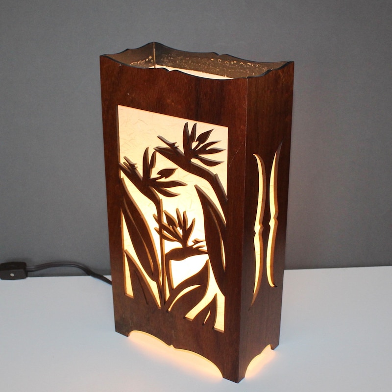 Bamboo Paper Lantern - Etsy