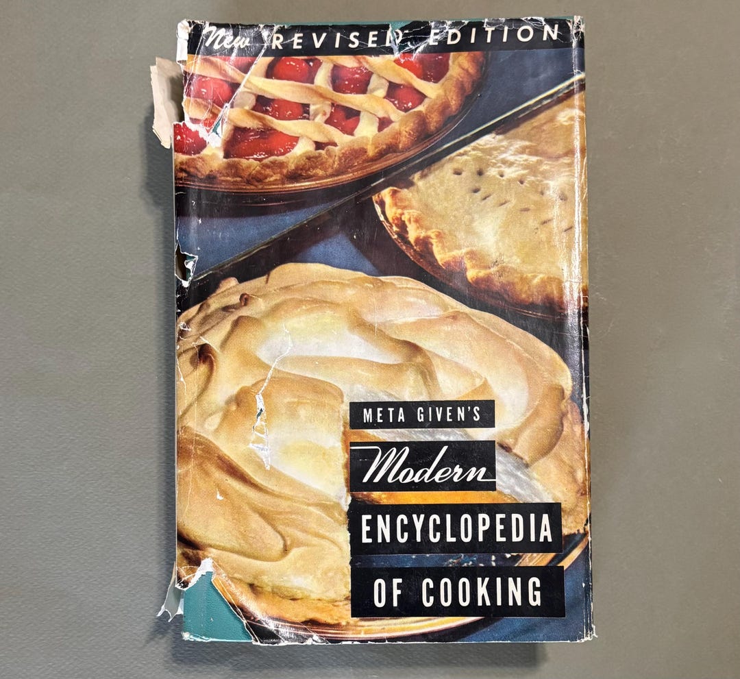 Vintage Meta Given's Modern Encyclopedia of Cooking Hardcover Volume II ...