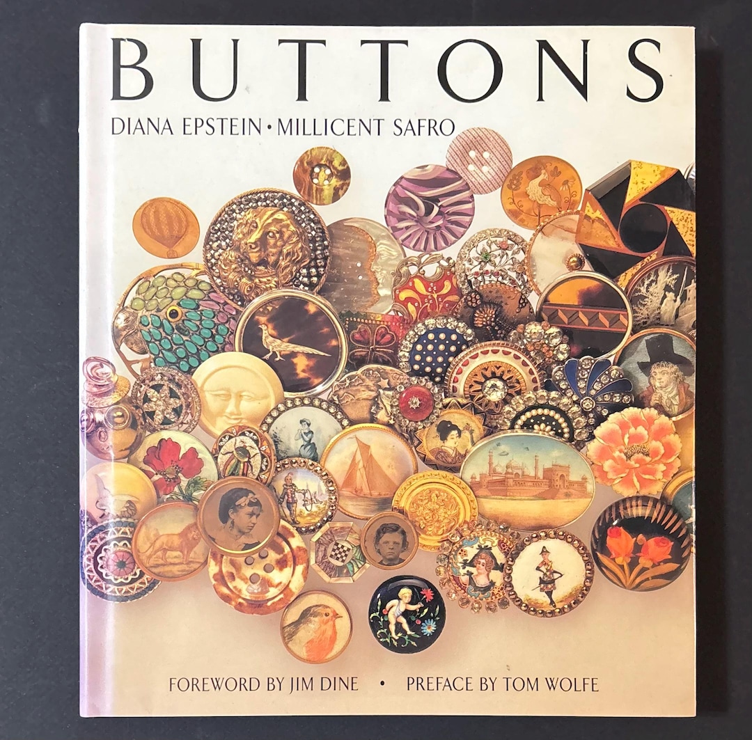 Vintage Buttons Book by Diana Epstein and Millicent Safro 1st Edition ...