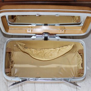 Vintage Samsonite Gold Train Case Travel Bag - Etsy