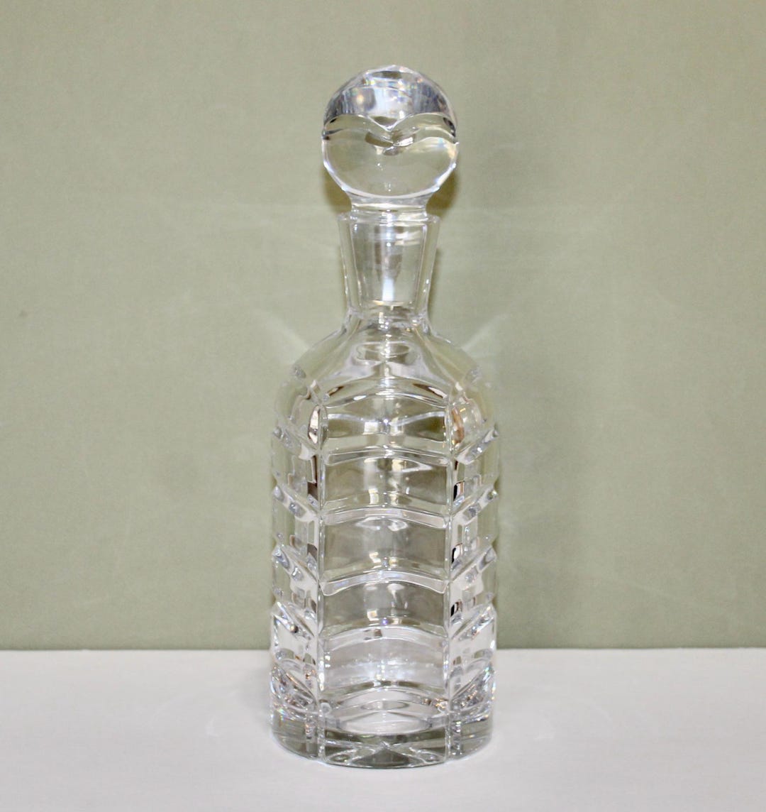 Vintage Crystal Arch Design Decanter With Stopper - Etsy