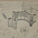 Vintage Print of Futuristic Atlas Computer Laboratory Drawing - Etsy