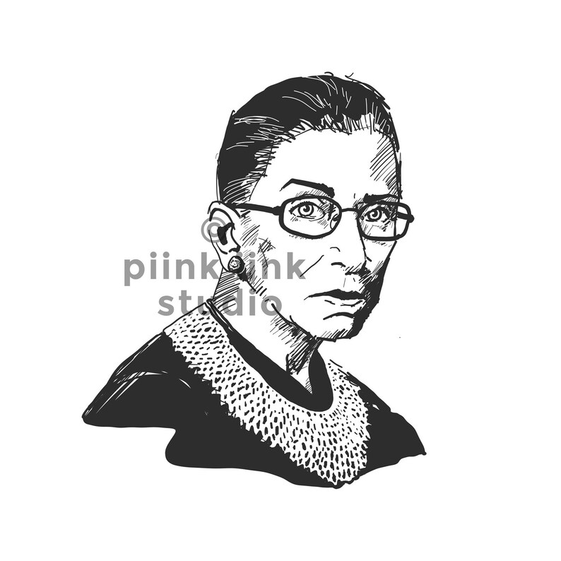 RBG Art Print Ruth Bader Ginsburg Wall Art Room Decor - Etsy