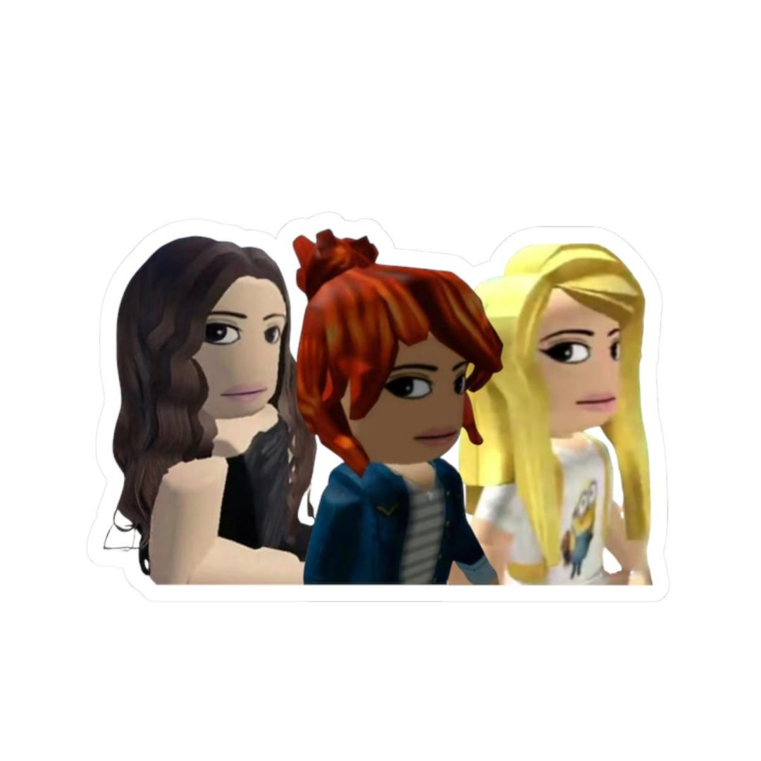 Roblox Side-eye Girls Character Meme Stickers | Vinyl Decal - Etsy