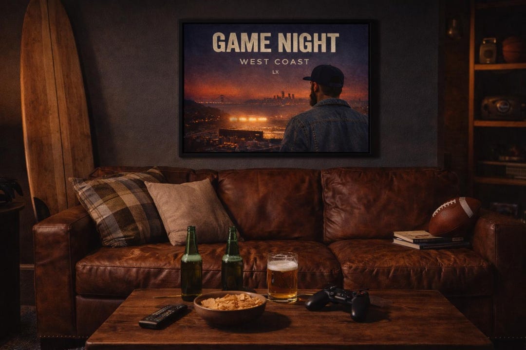 Game Night Wall Art Printable | American Masculine Decor | Man Cave ...