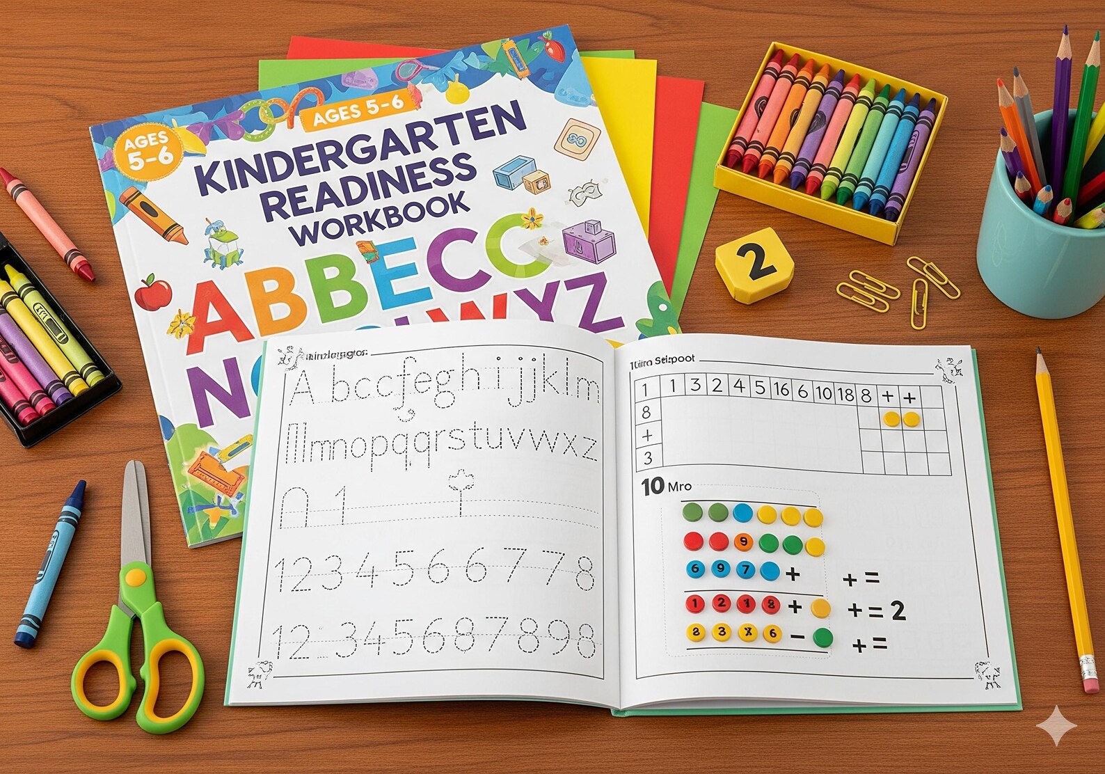 Kindergarten Readiness Workbook - Etsy