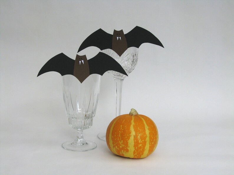 Halloween Bat Decoration Clip Party Favor Place Card Table - Etsy Denmark