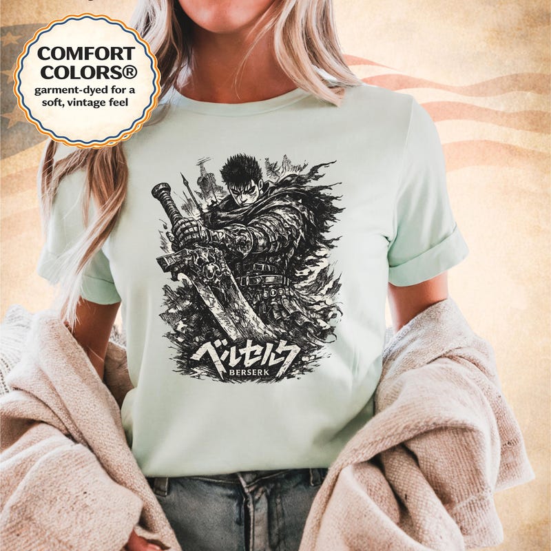 Berserk Manga Panel Guts - Etsy
