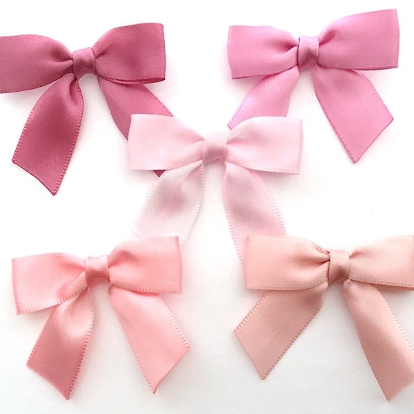 Pink Mini Bows - Etsy Canada