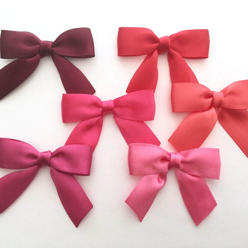 1/2 Inch Small Red Bows - Etsy
