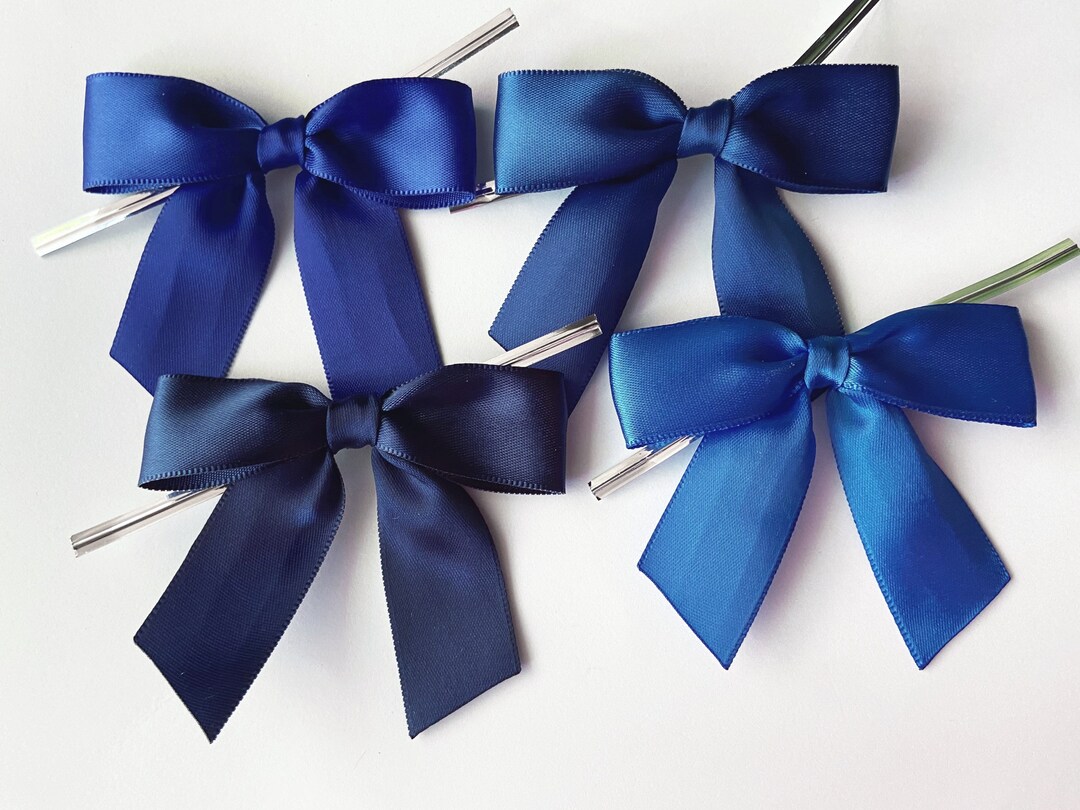 3" NAVY BLUE Shades - 3" Handmade Bows - Etsy