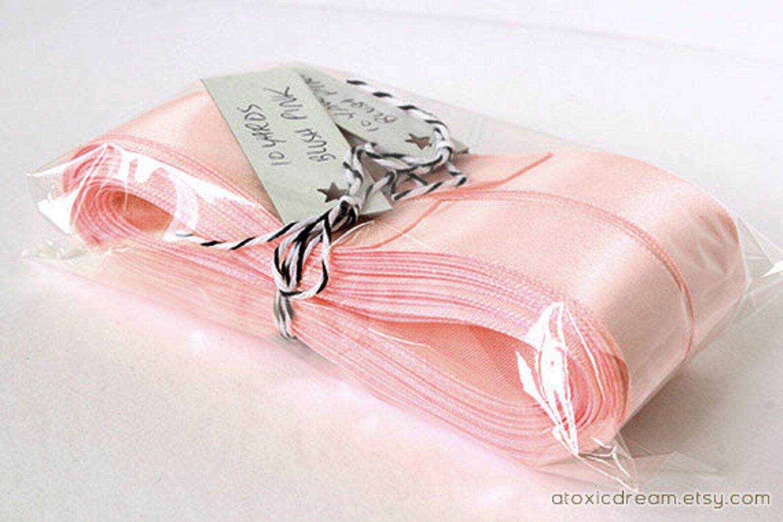 Satin Blush Pink Ribbon 7/8 Wide at 20 Yards - Etsy