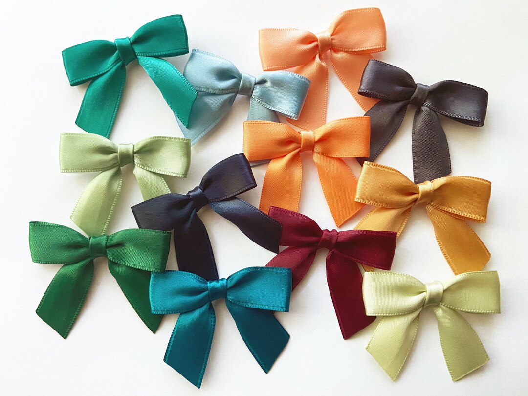 12/24/48 Small 2" Handmade Bows - Double-face Satin - Etsy