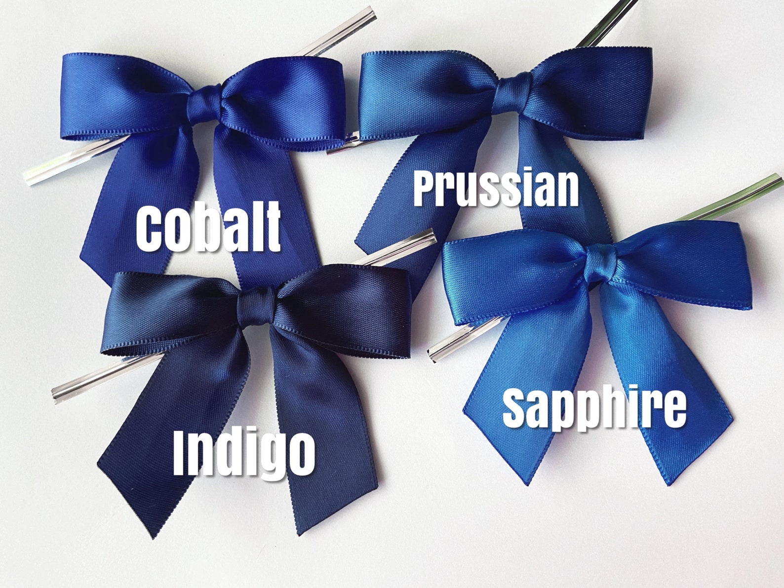 3" NAVY BLUE Shades - 3" Handmade Bows - Etsy