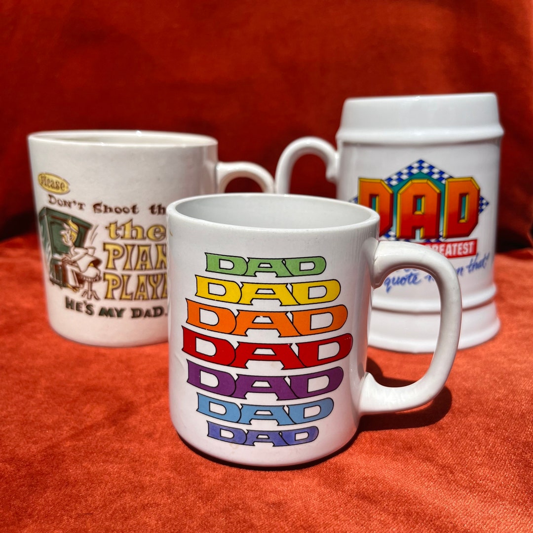 Vintage Dad Themed Mugs Sold Separately - Etsy