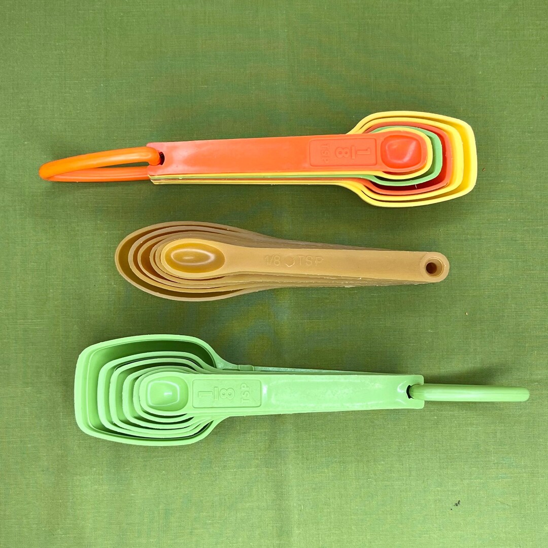 Vintage Plastic Measuring Spoon Sets - Sets Sold Separately - Etsy
