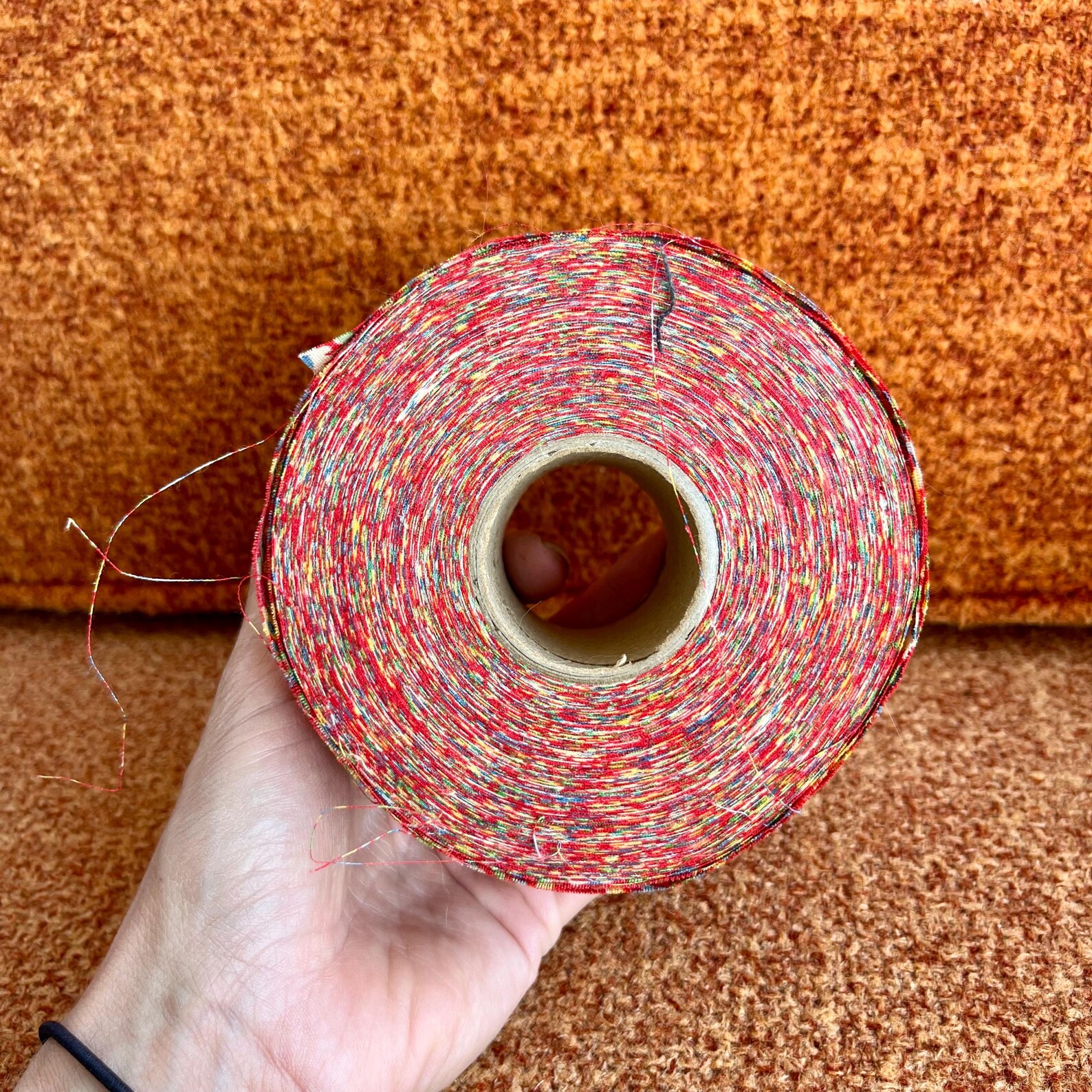 Vintage Tiny Floral Print Calico Trim With Raw Edge - Sold Individually ...