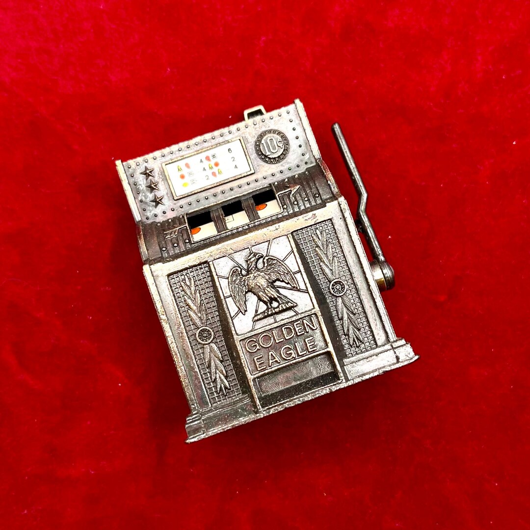 Vintage Die Cast Mini Slot Machine Pencil Sharpener - Etsy