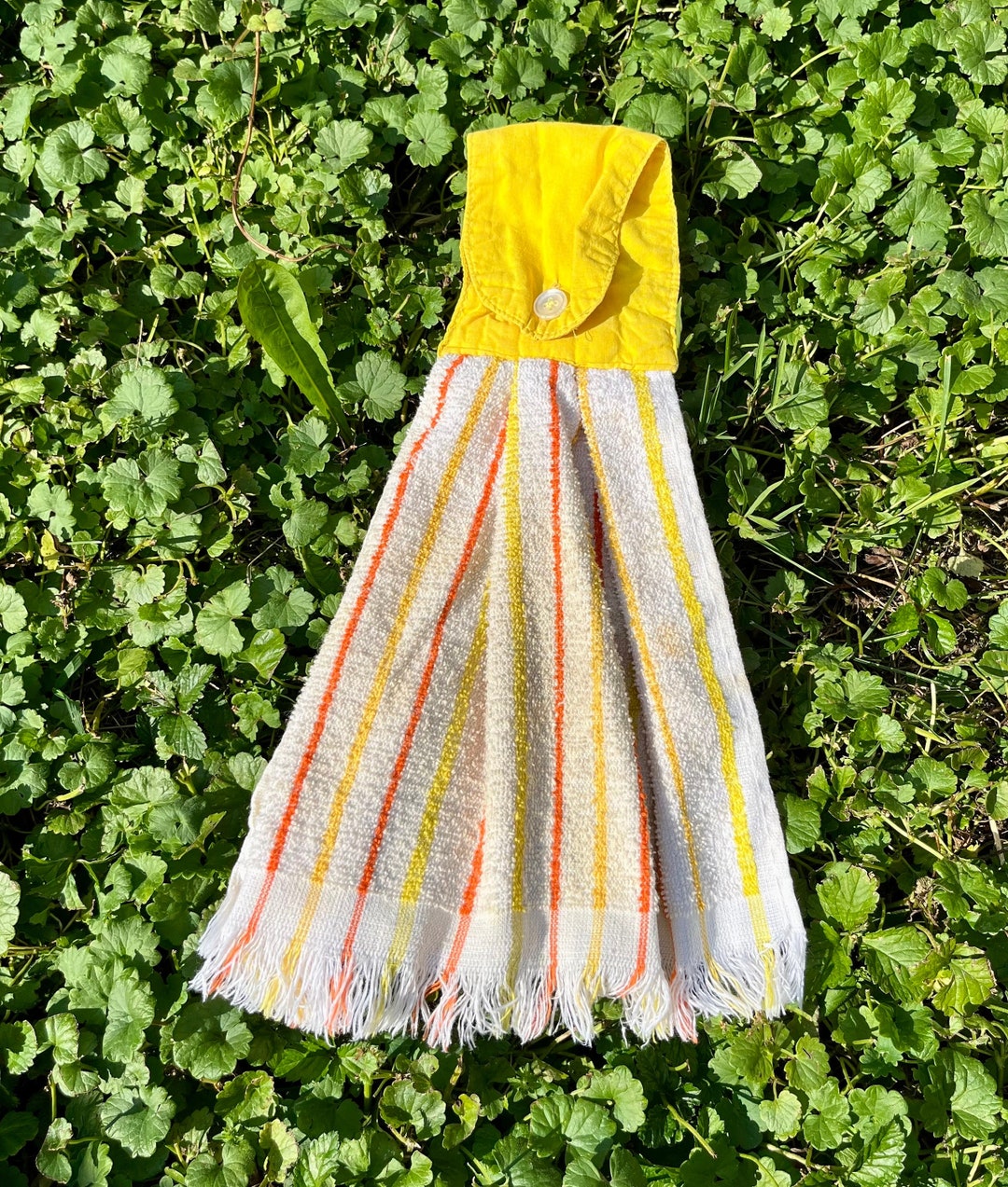 Vintage Striped Hanging Kitchen Dish Cloth - Etsy