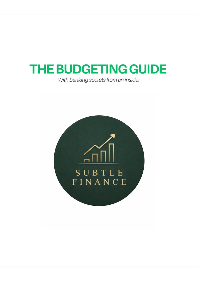 Budget Planner Printable | Simple Budgeting Guide | Monthly Budget ...